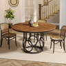 Winston Porter Round Dining Table for 4-6 People & Reviews | Wayfair